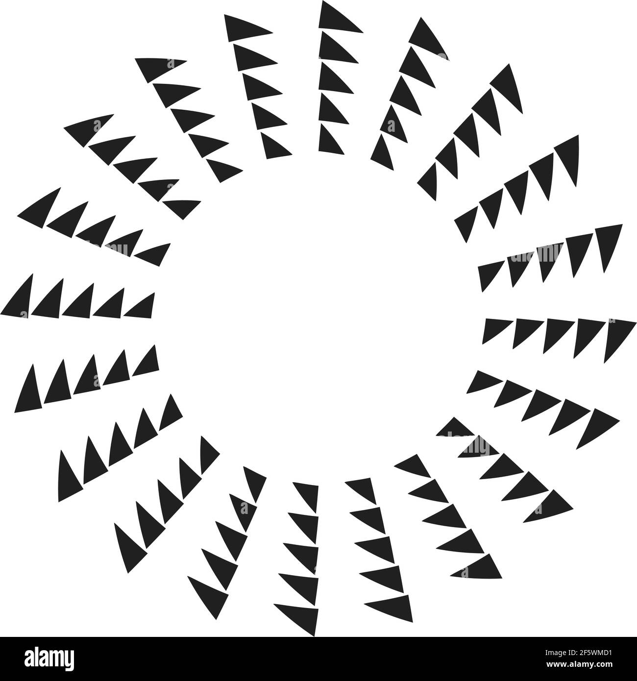 Geometric abstract circle, circular element vector — Stock vector ...