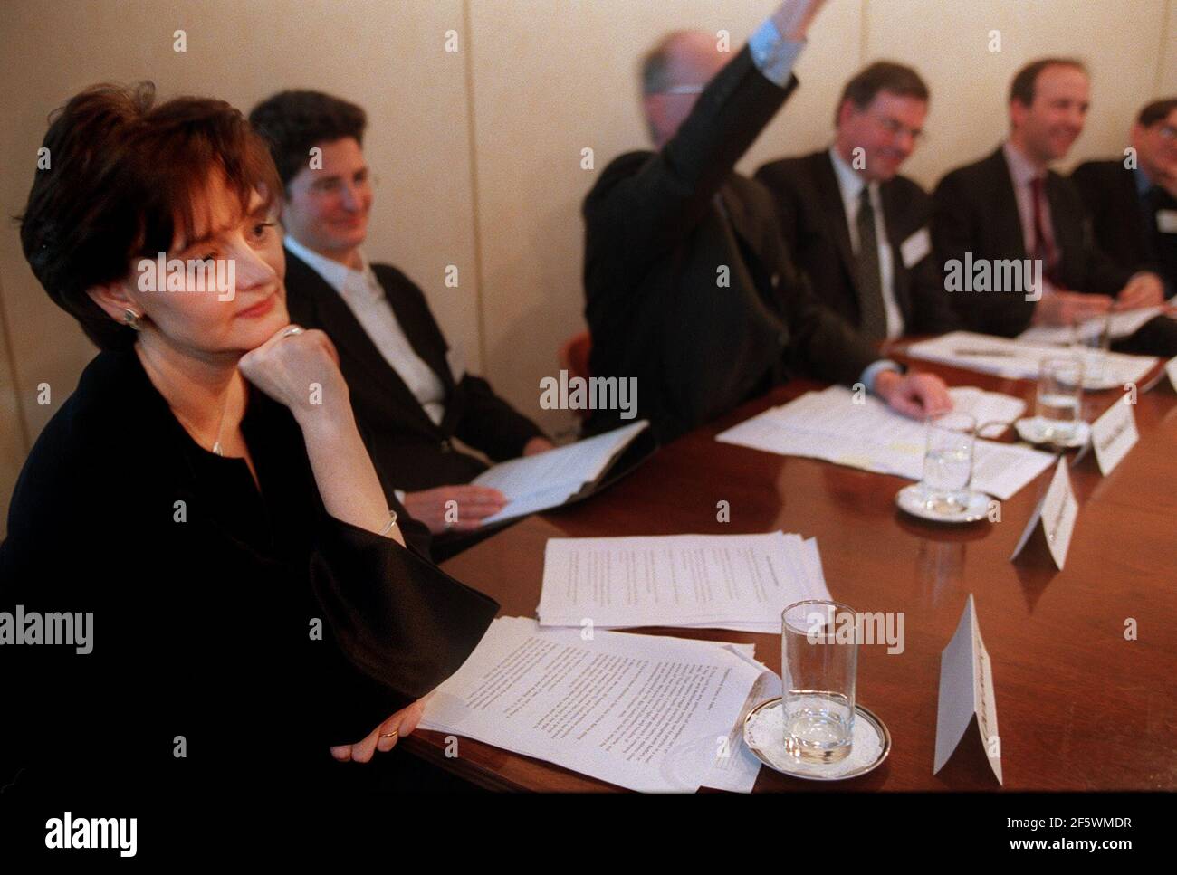 CHERIE BOOTH JANUARY 2000 AT THE LAUNCH OF THE MATRIX CHAMBERS Stock ...