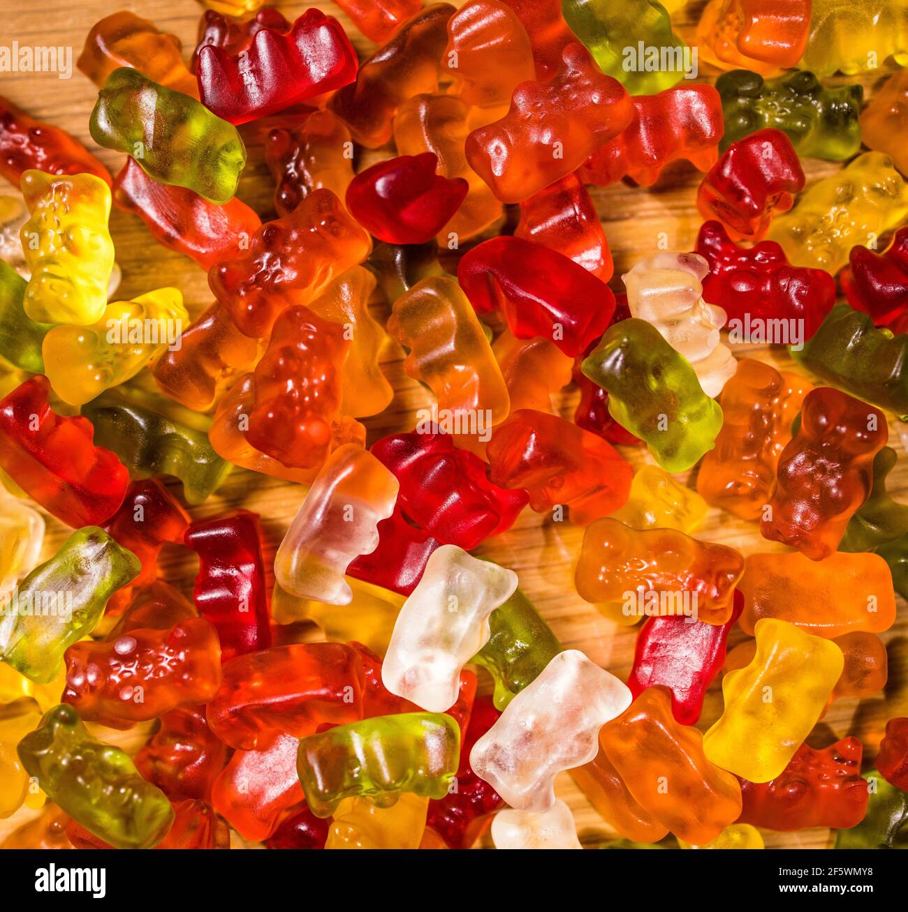 Amazing background texture - colorful gummi bears or jelly babies Stock ...