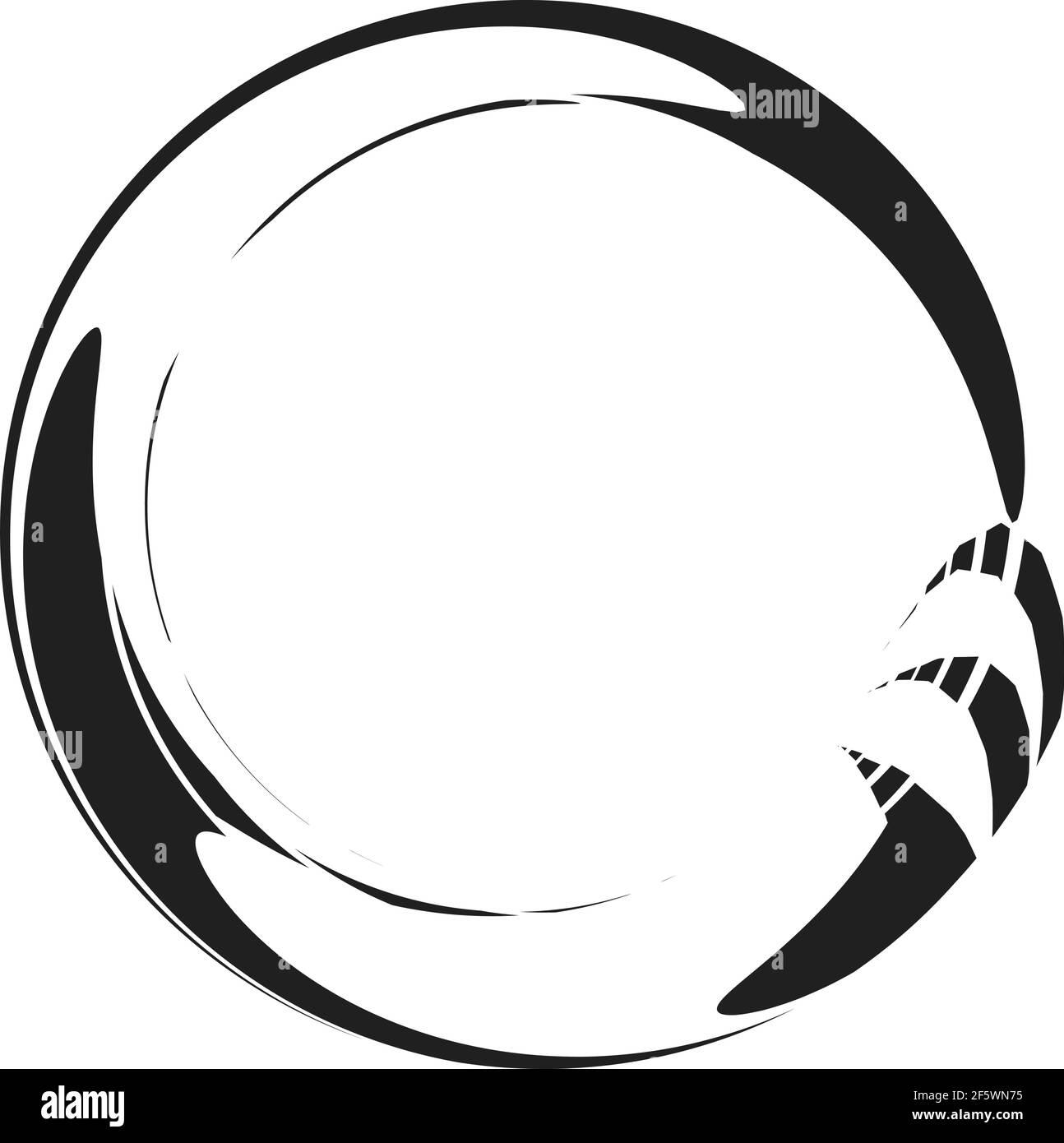 Radial abstract geometric circle desugn element. Circular shape design ...