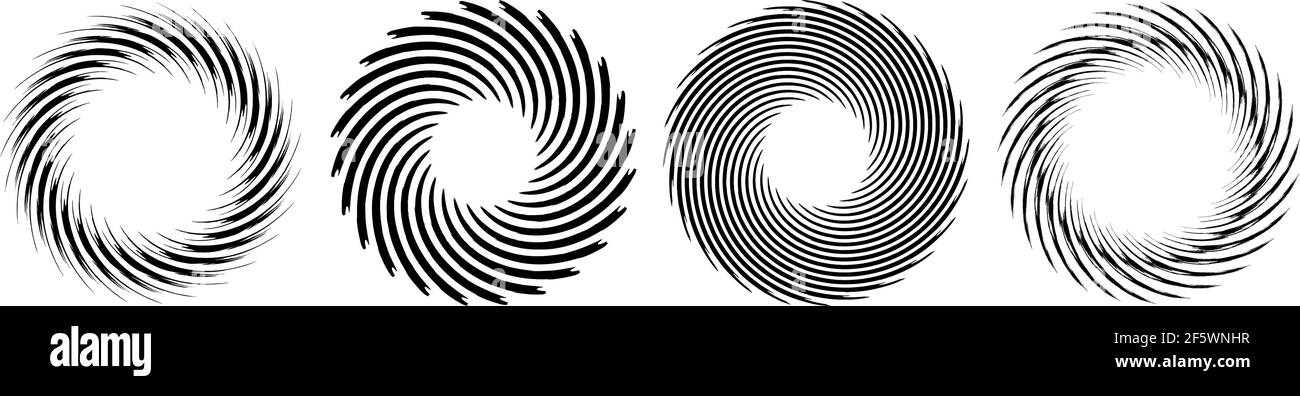 Geometric abstract circle, circular element vector — Stock vector ...