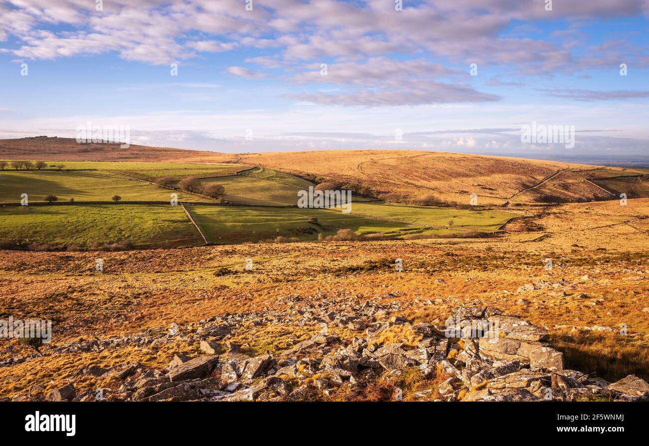 Late afternoon shadows reveal ancient patterns in the fields of East ...
