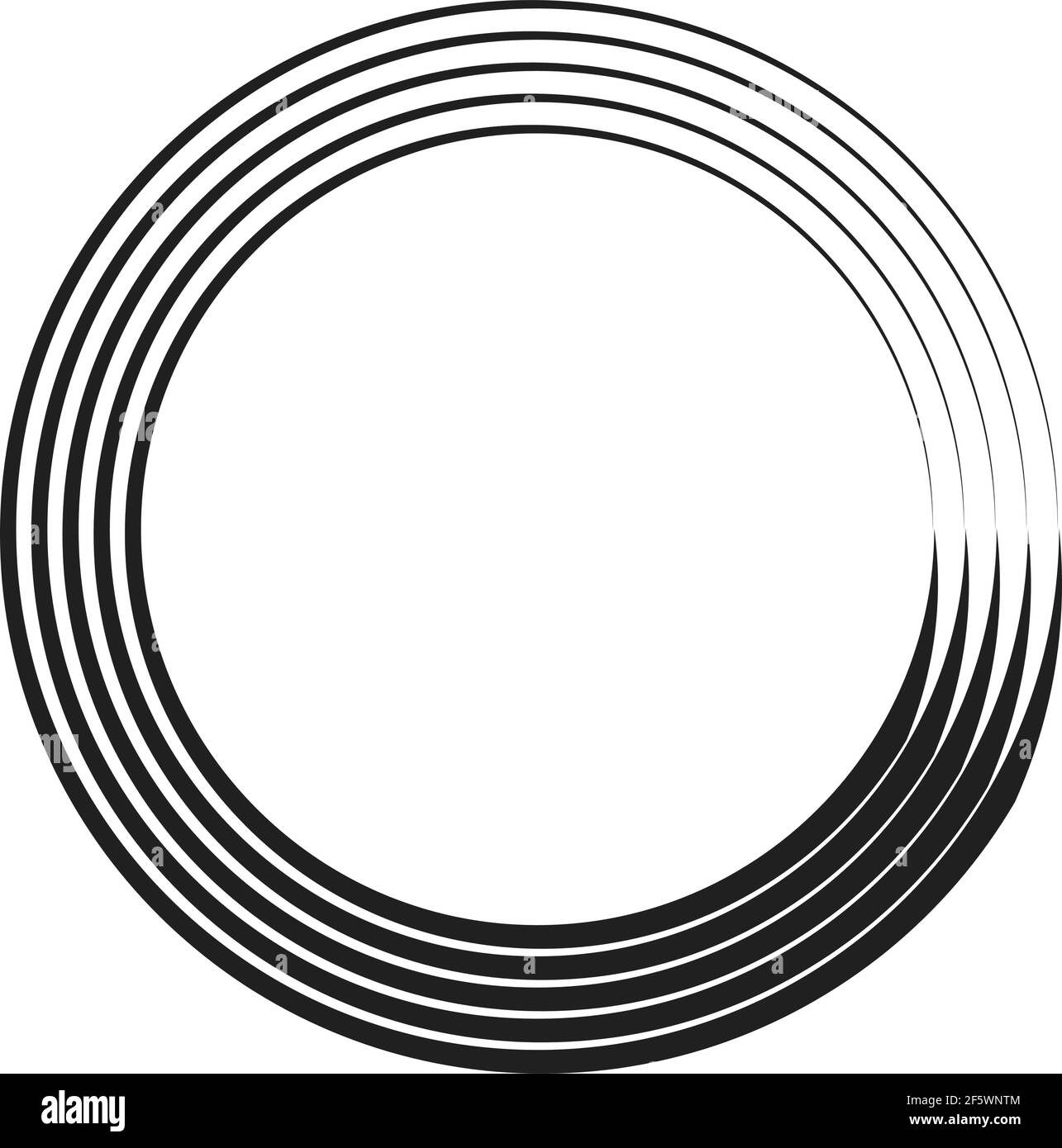 Radial abstract geometric circle desugn element. Circular shape design ...