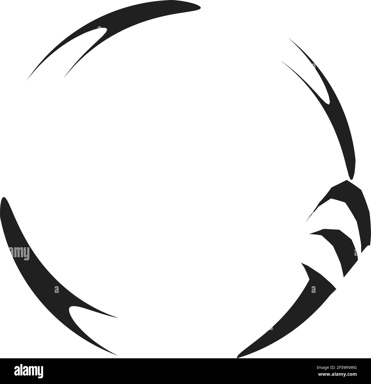 Radial abstract geometric circle desugn element. Circular shape design ...