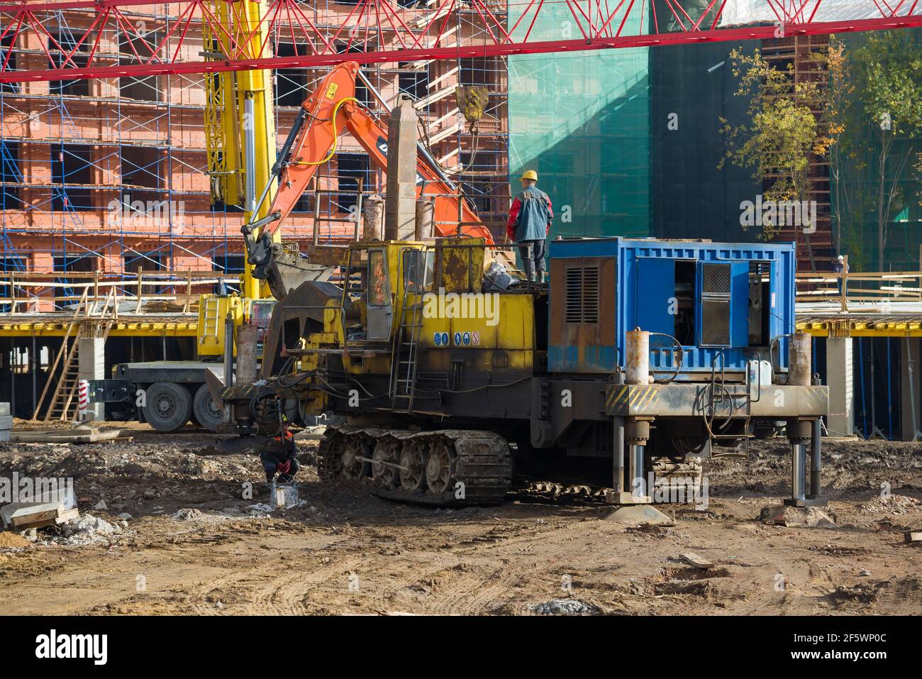Piling construction site hi-res stock photography and images - Alamy