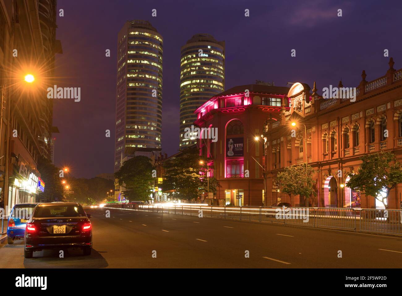 COLOMBO, SRI LANKA - FEBRUARY 21, 2020: World Trade Center buildings in ...