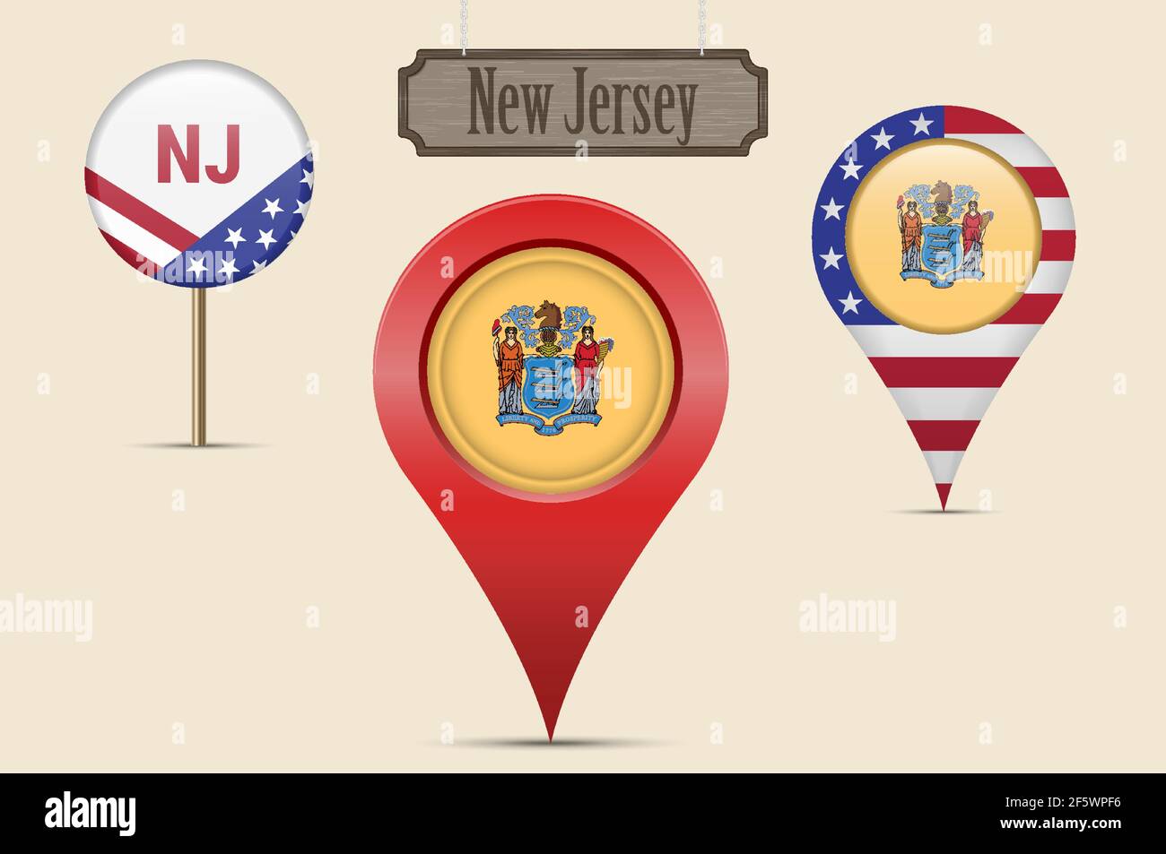 Flags New Jersey Location