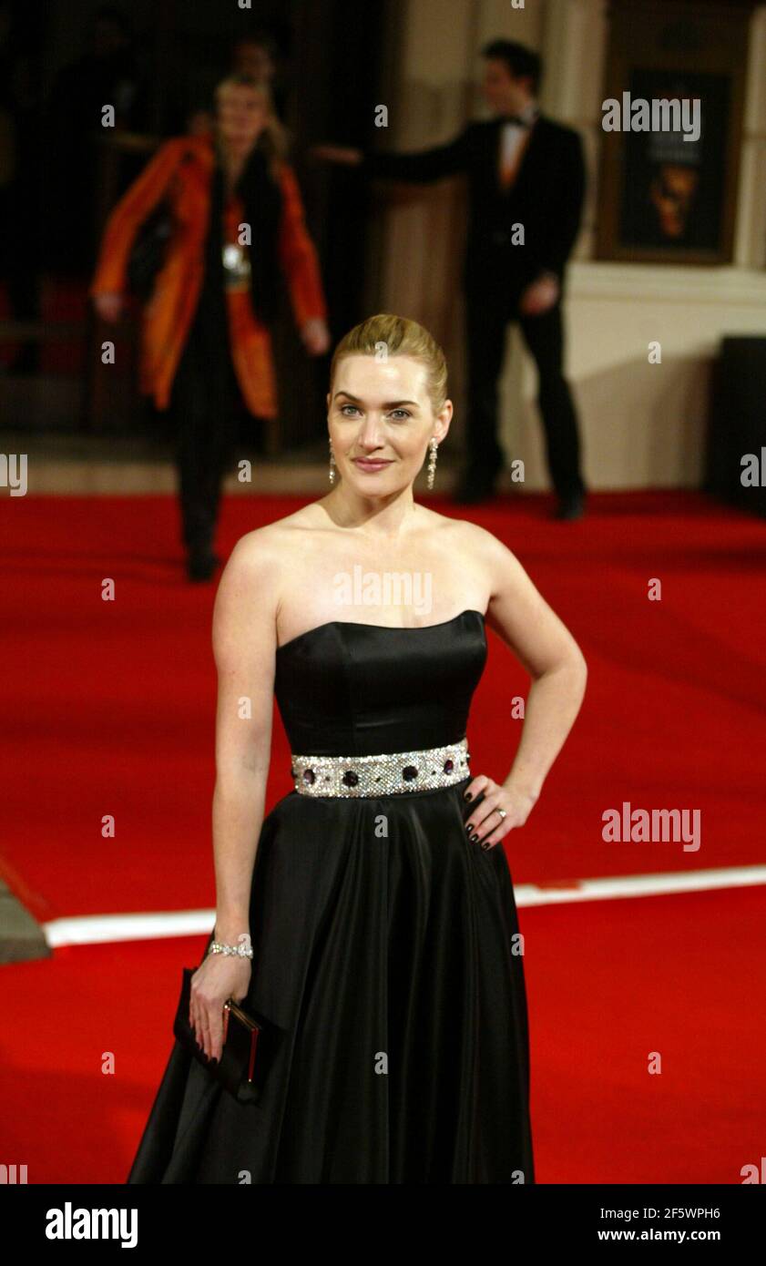 BAFTA AWARDS ....KATE WINSLET pic David Sandison Stock Photo - Alamy