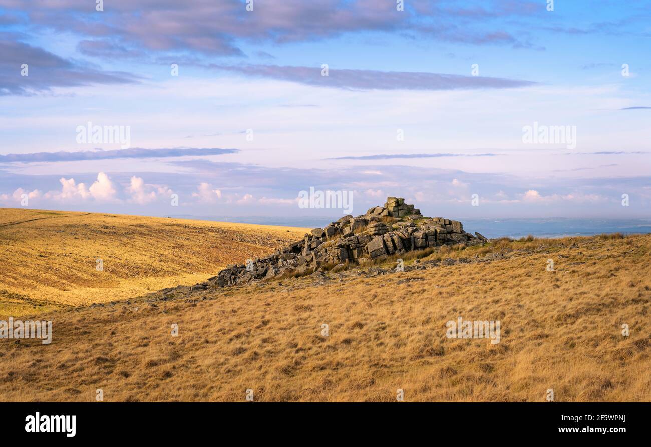 Winter Tor is a small tor on Belstone Ridge, overlooking the valley of ...