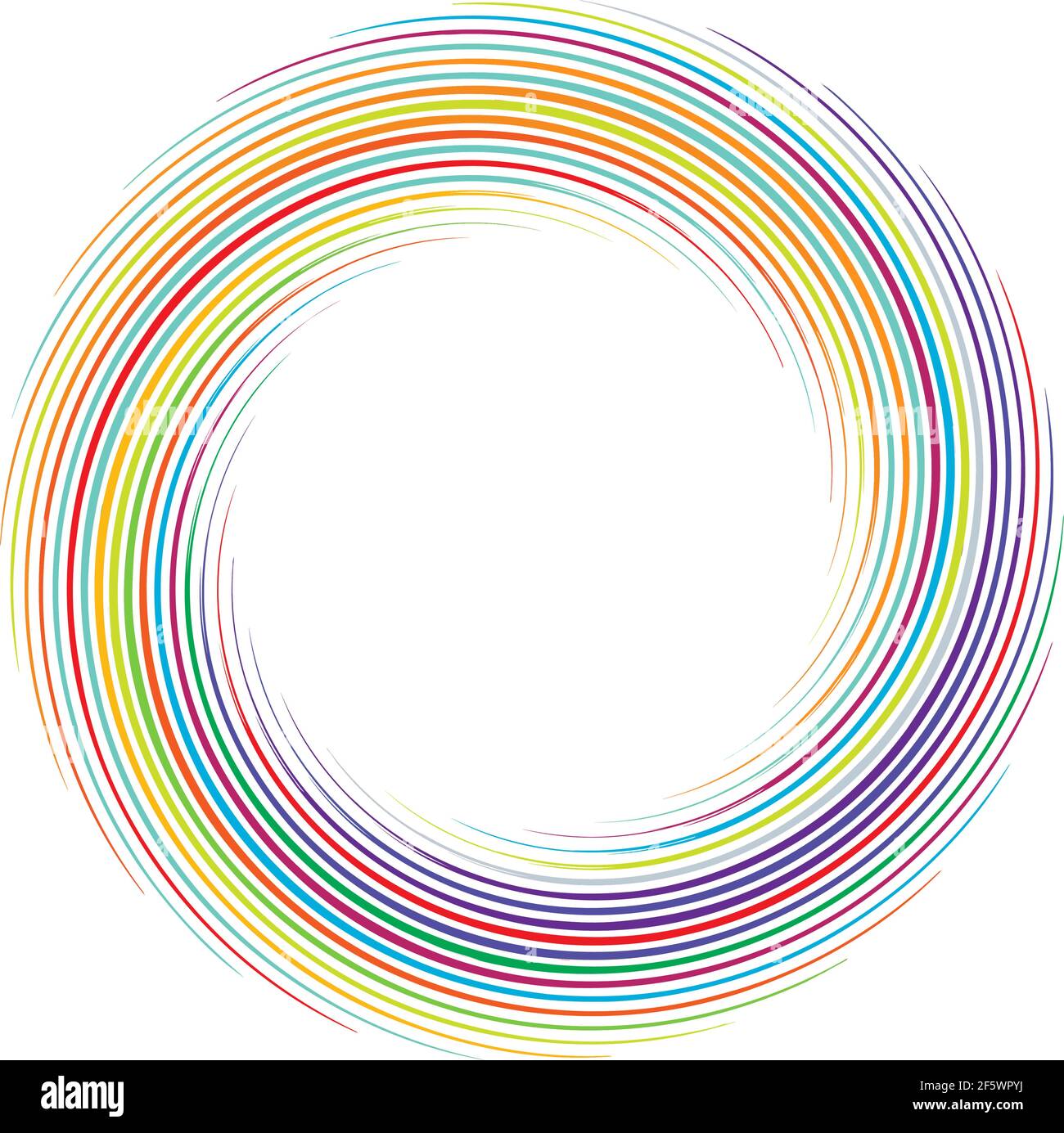 Geometric abstract circle, circular element vector — Stock vector ...
