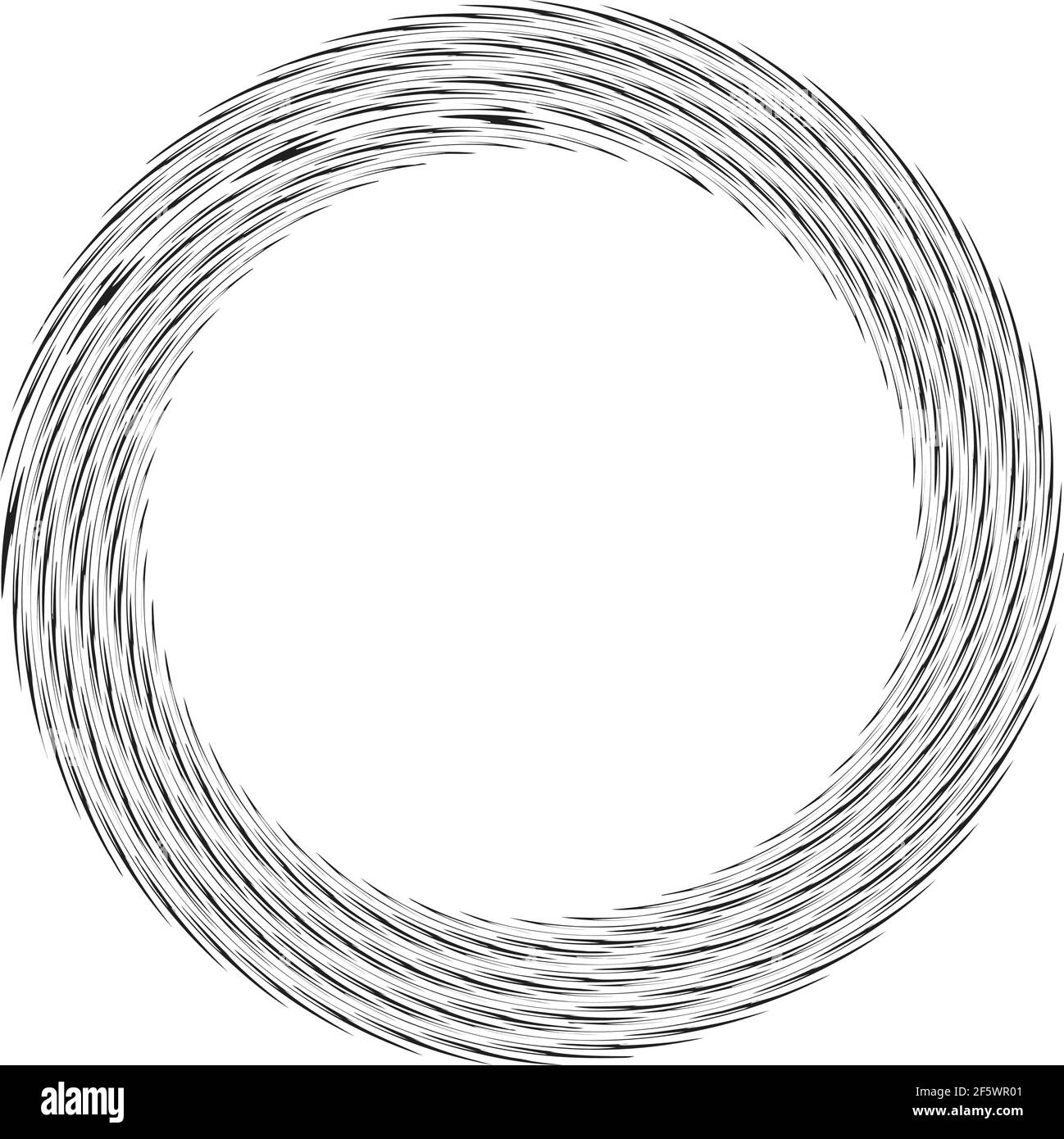Geometric abstract circle, circular element vector — Stock vector ...