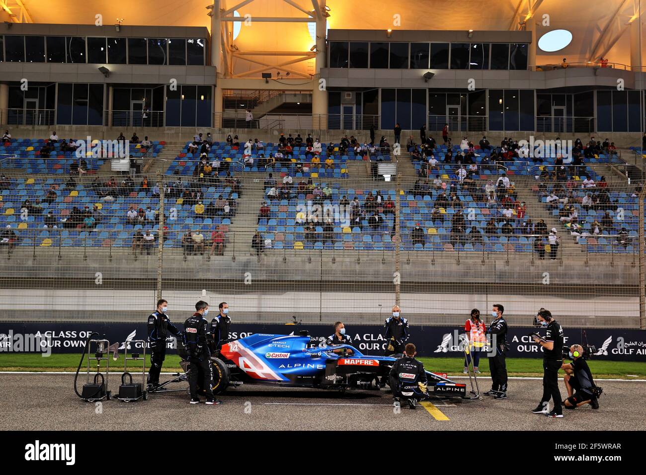 Sakhir, Bahrain. 28th Mar, 2021. Fernando Alonso (ESP) Alpine F1 Team ...