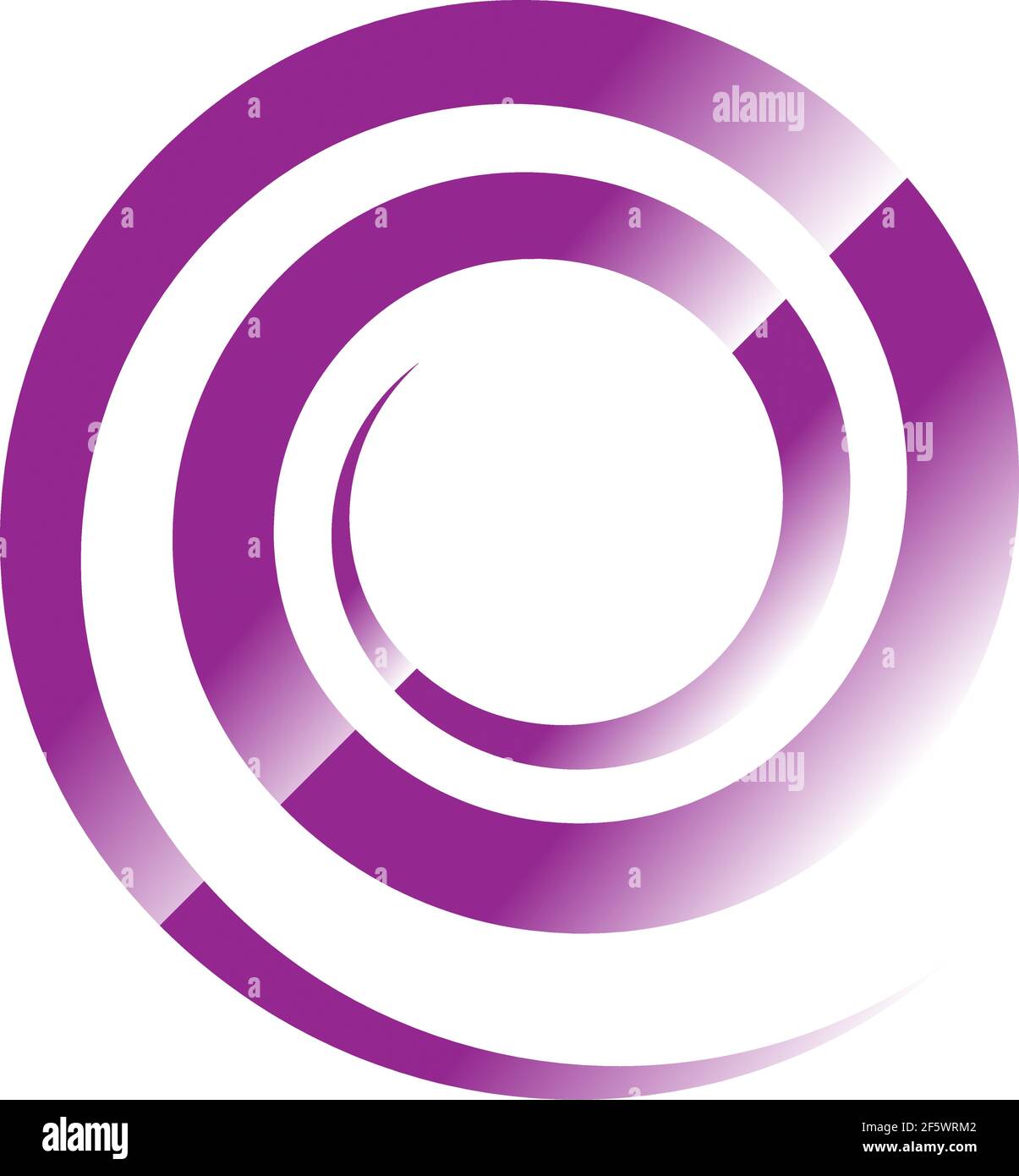 Spiral, swirl, twirl icon, design element vector illustration — Stock ...