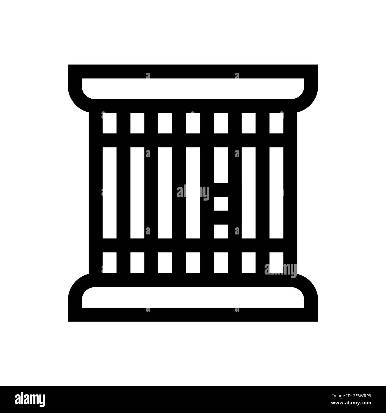 Prisoner isolated on white Black and White Stock Photos & Images - Alamy