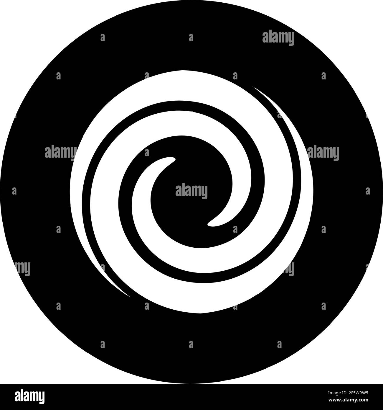 Spiral, swirl, twirl icon, design element vector illustration — Stock ...