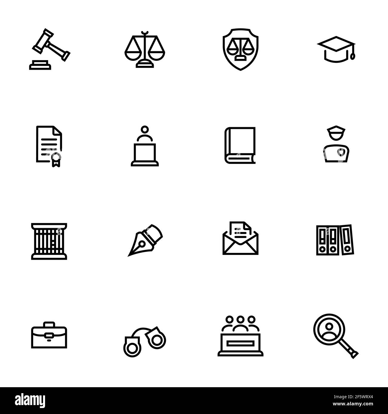 Laws Court Stock Vector Images - Alamy