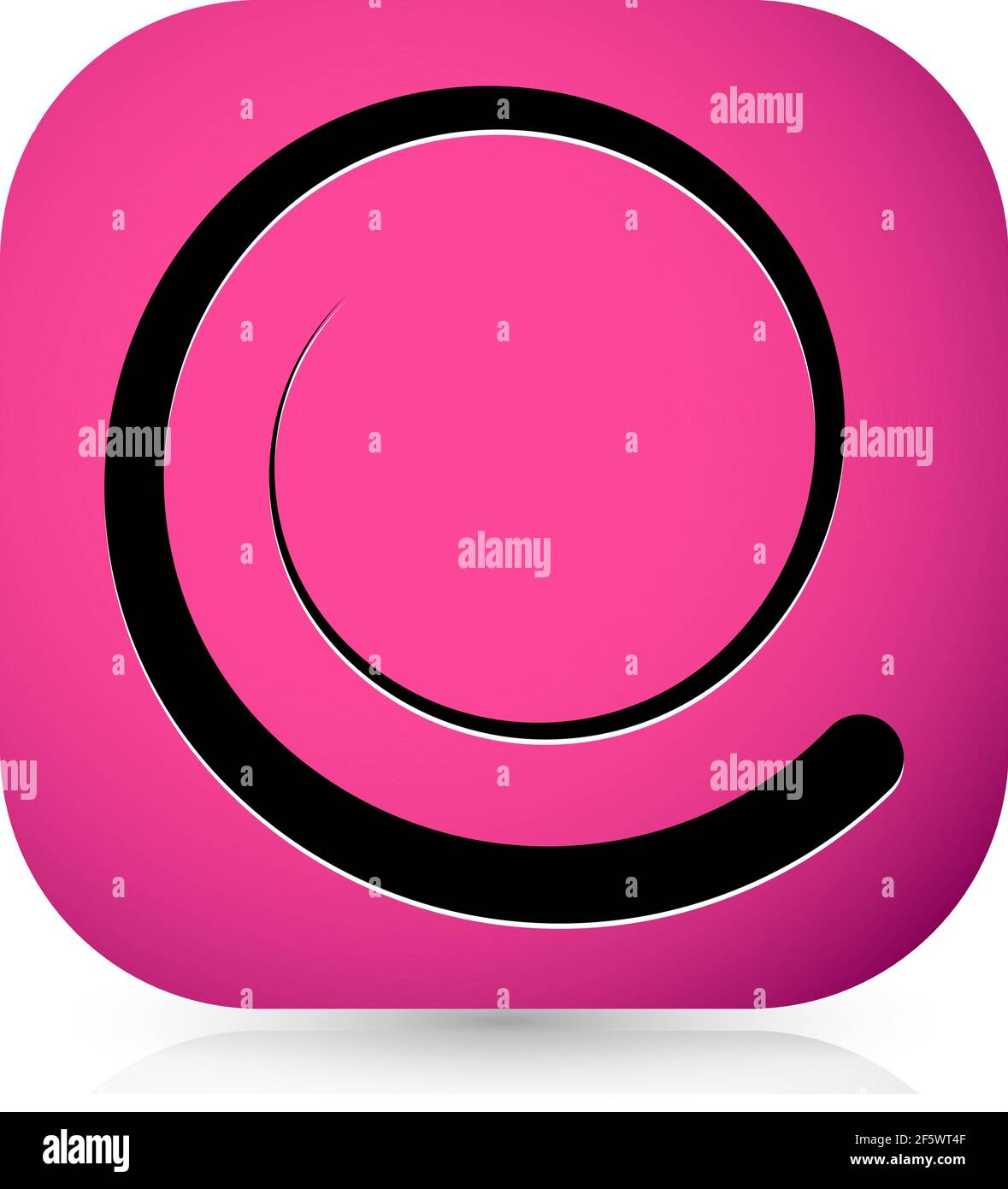 Spiral, swirl, twirl icon, design element vector illustration — Stock ...