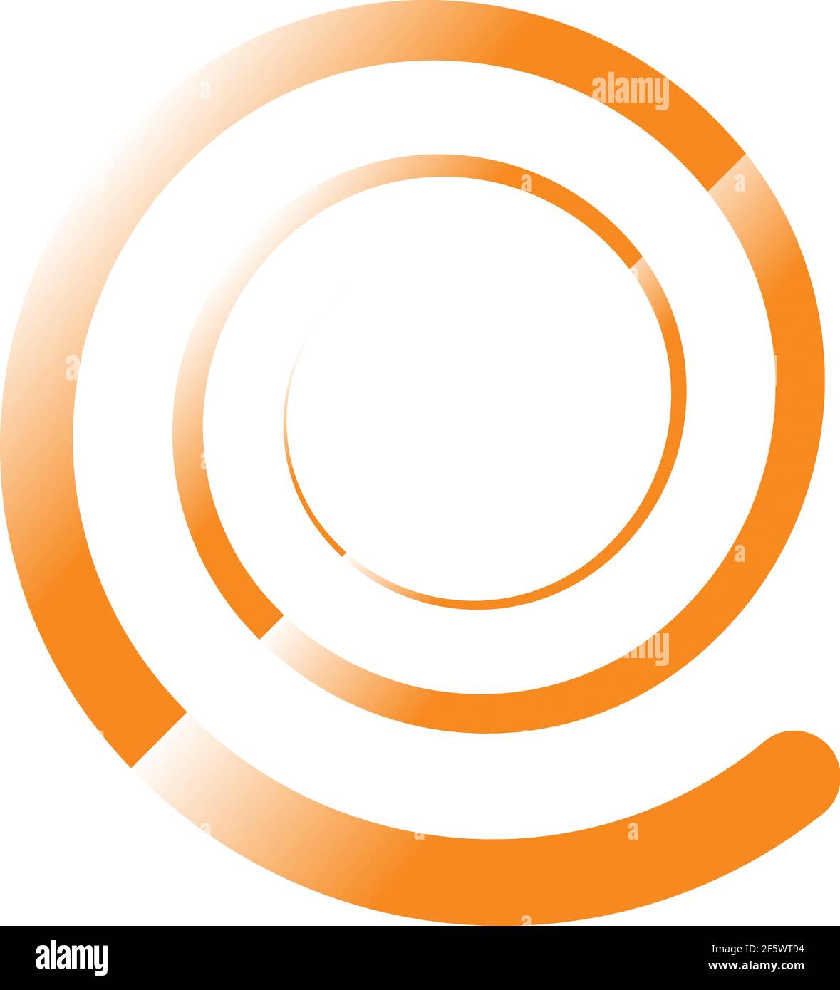 Spiral, swirl, twirl icon, design element vector illustration — Stock ...