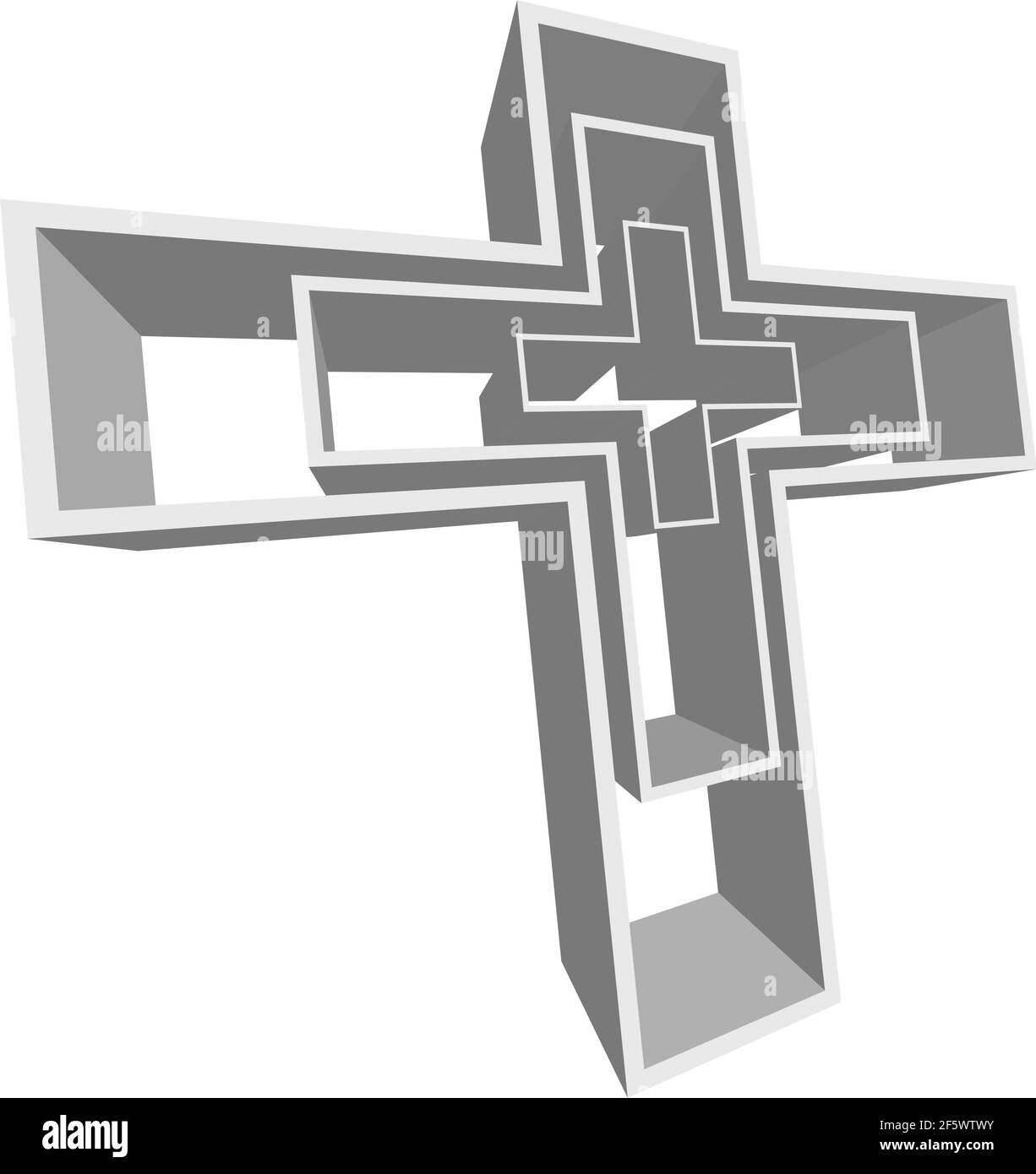 3d Cross Clip Art