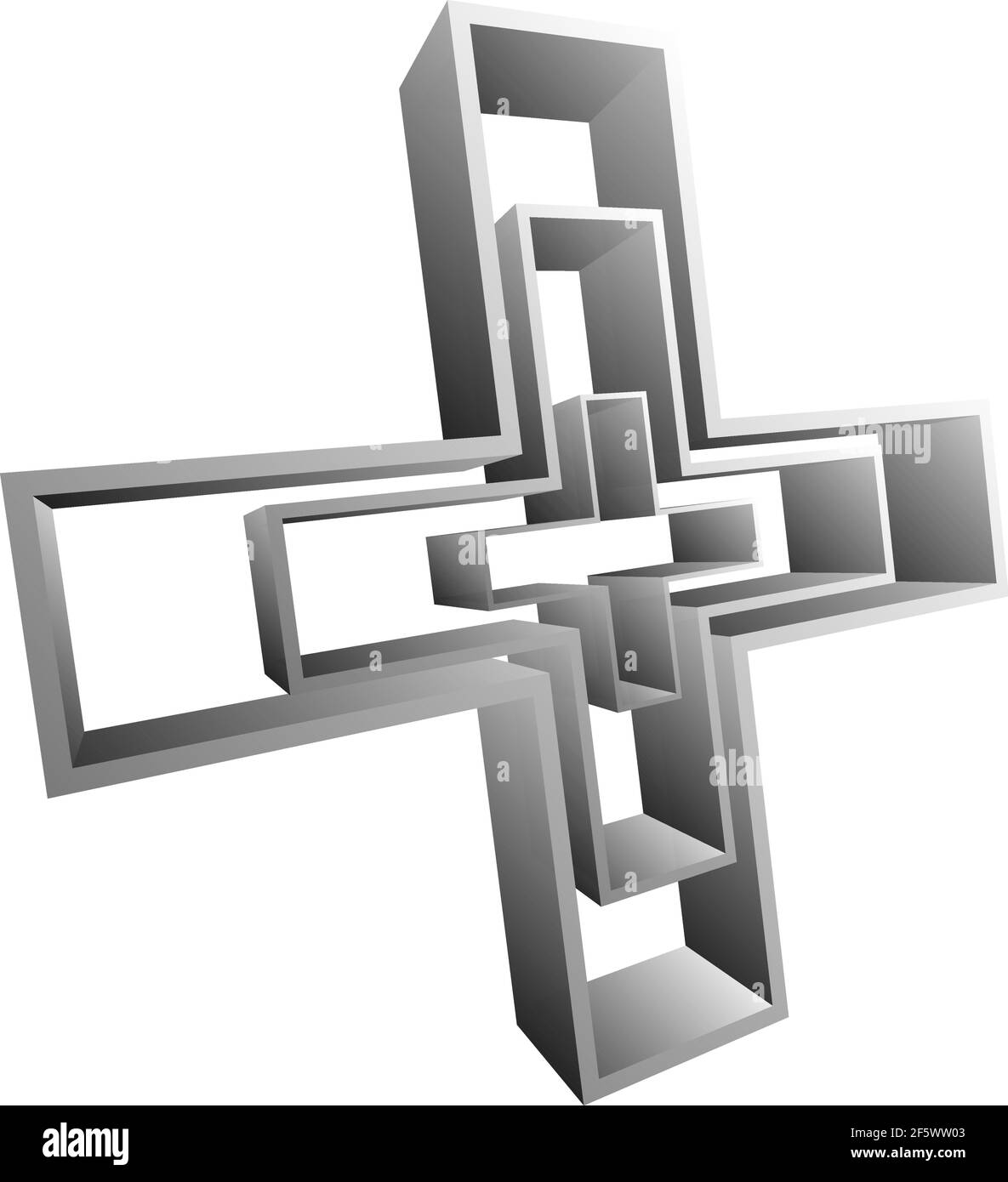 Cross (plus sign, symbol) for healthcare or generic logo usage — Stock ...