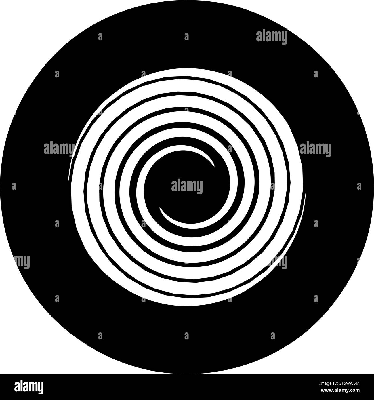 Spiral, swirl, twirl icon, design element vector illustration — Stock ...