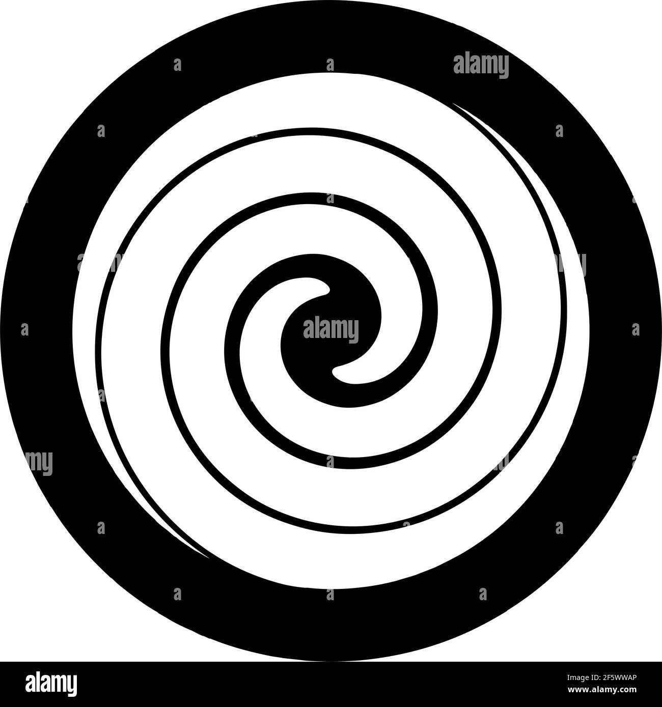 Spiral, swirl, twirl icon, design element vector illustration — Stock ...