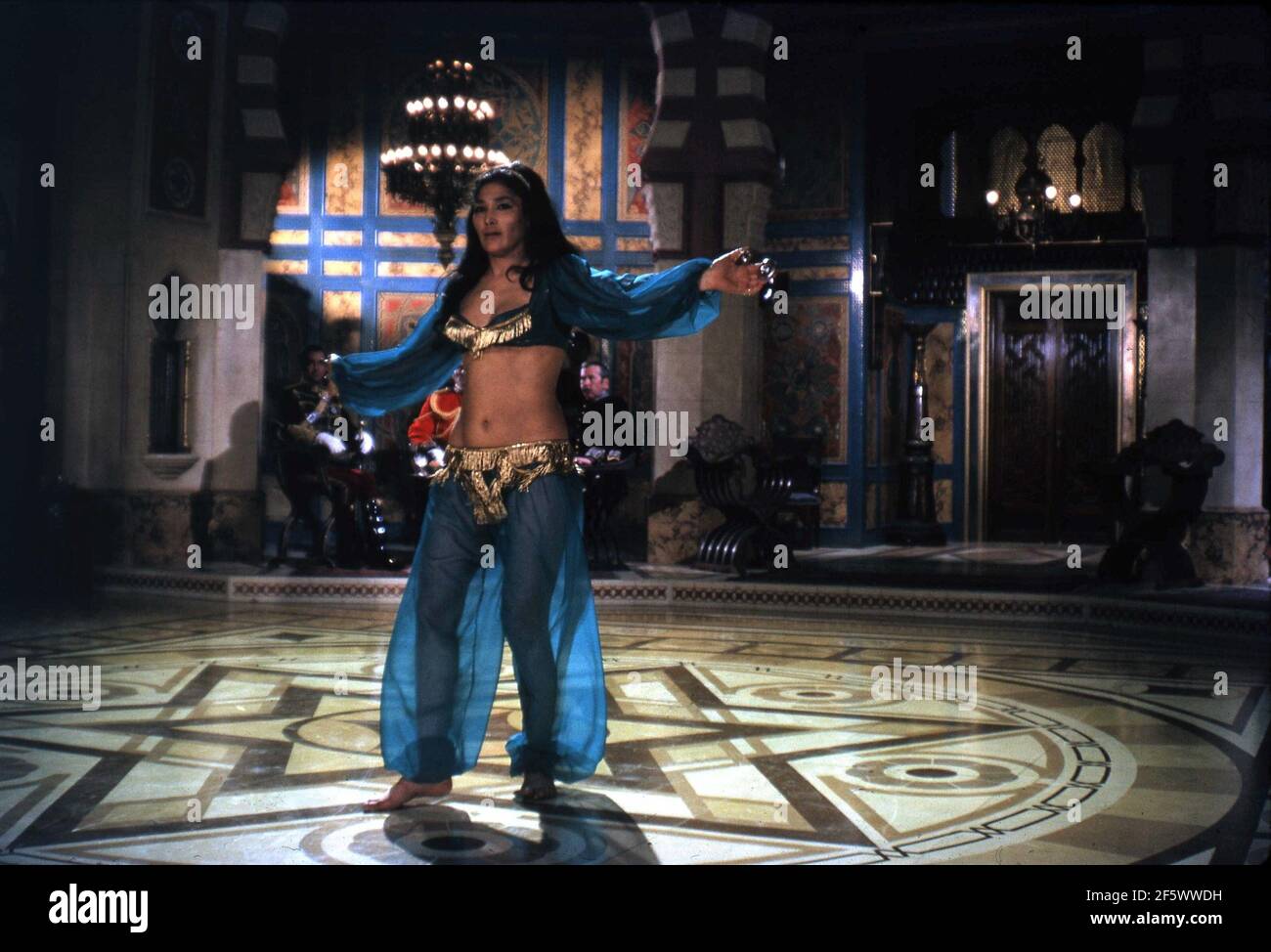 Richard Johnson Charlton Heston Partially Obscured And Alexander Knox Watching A Belly Dancer