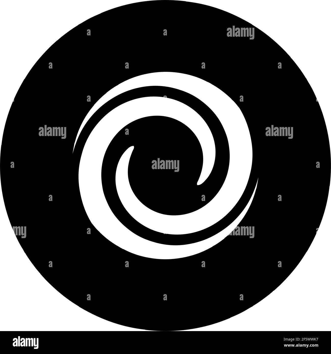 Spiral, swirl, twirl icon, design element vector illustration — Stock ...