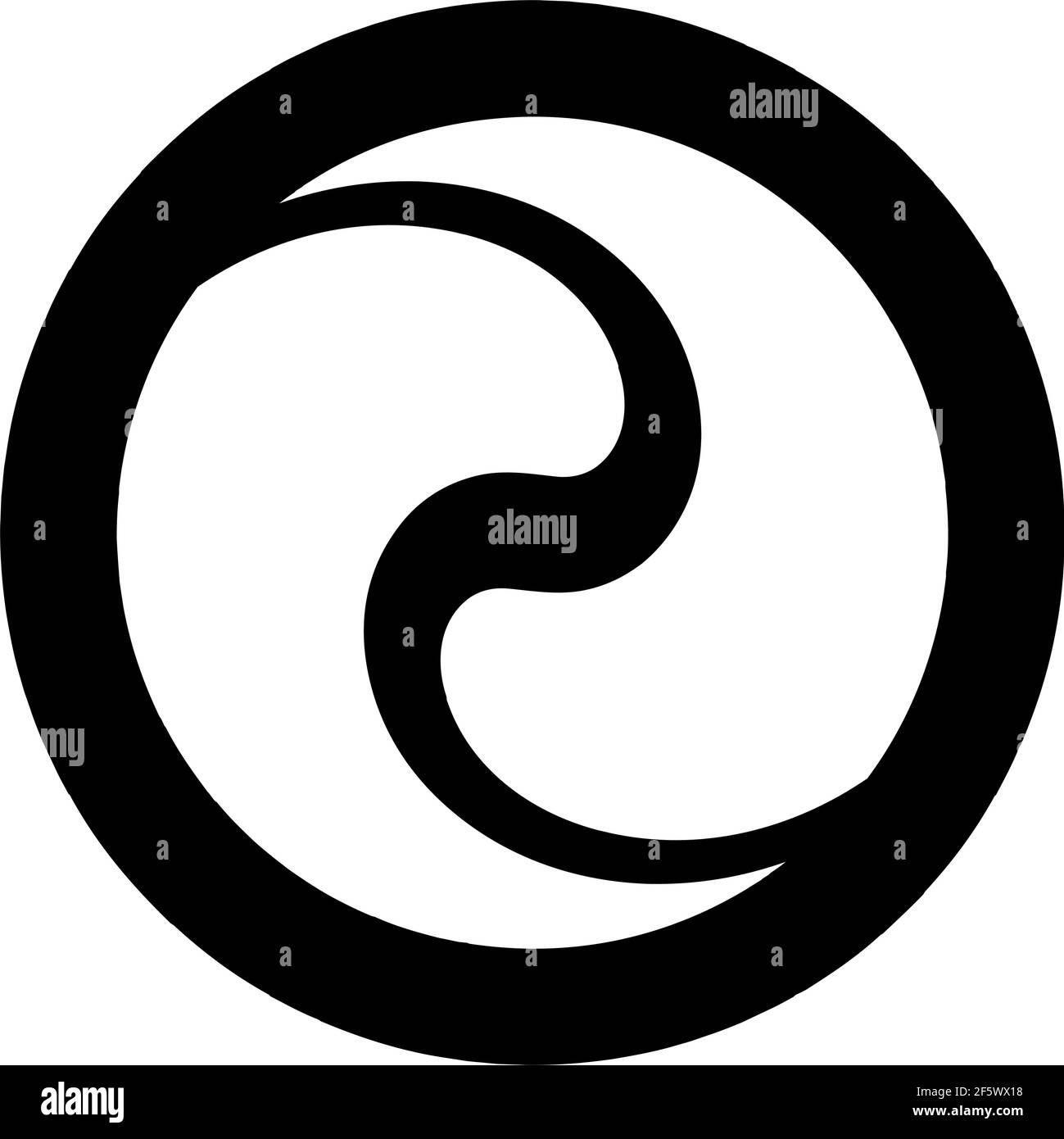Spiral, swirl, twirl icon, design element vector illustration — Stock ...