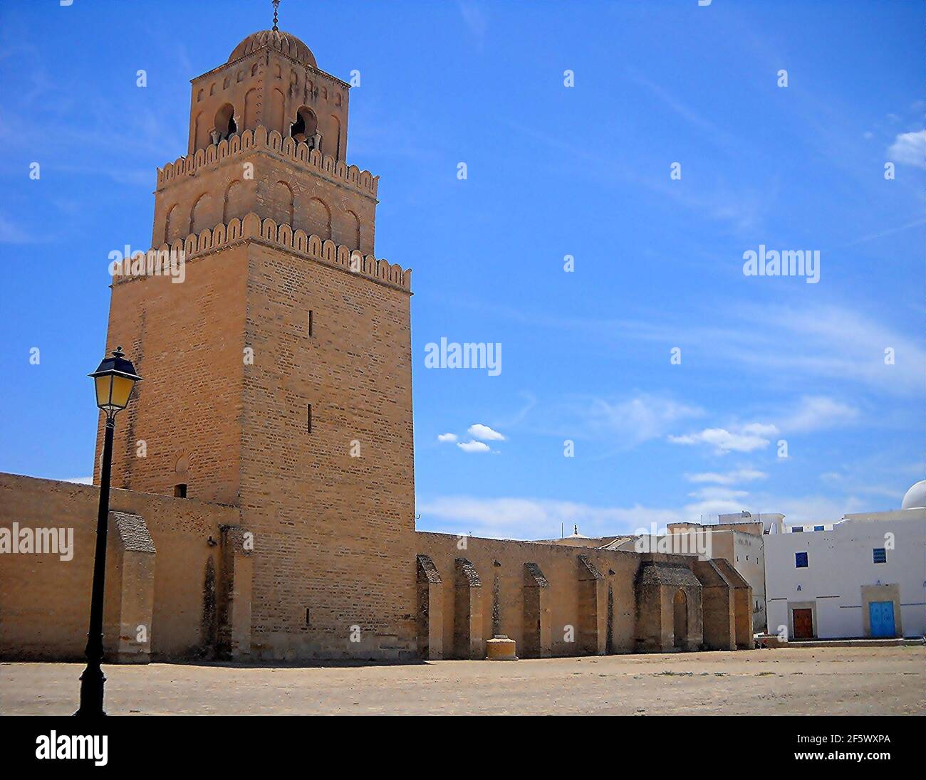 Uqba Mosque, also known as the Great Mosque, was built by ʿUqba b ...