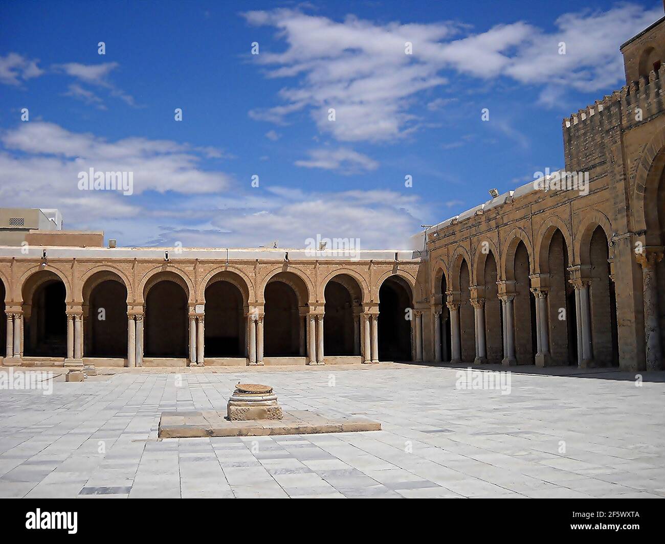 Uqba Mosque, also known as the Great Mosque, was built by ʿUqba b ...