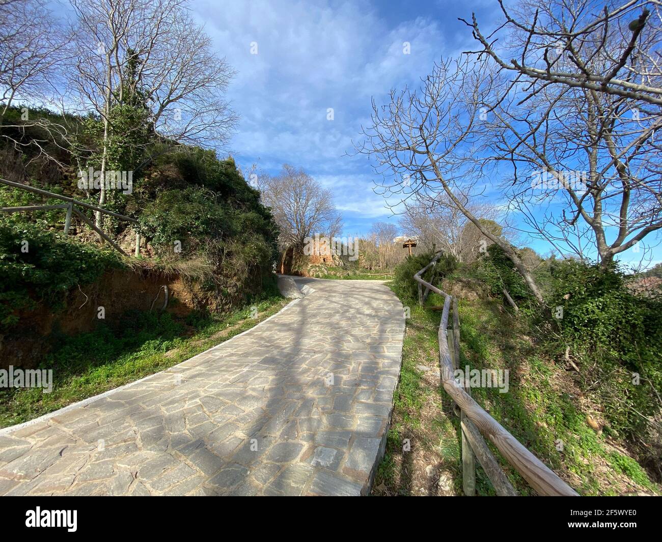 route of the three waterfalls of ANNA, located in the province of ...