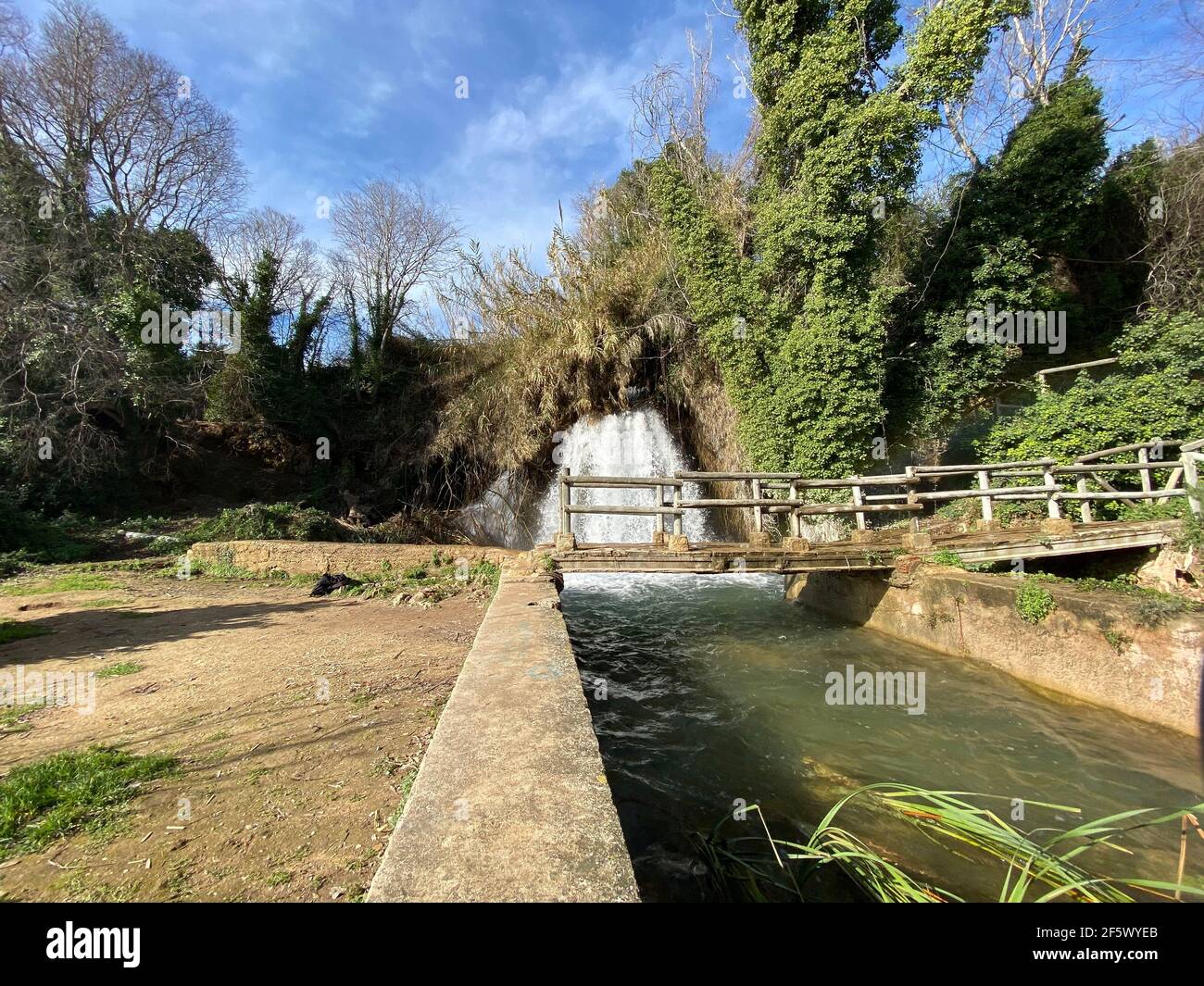 route of the three waterfalls of ANNA, located in the province of ...
