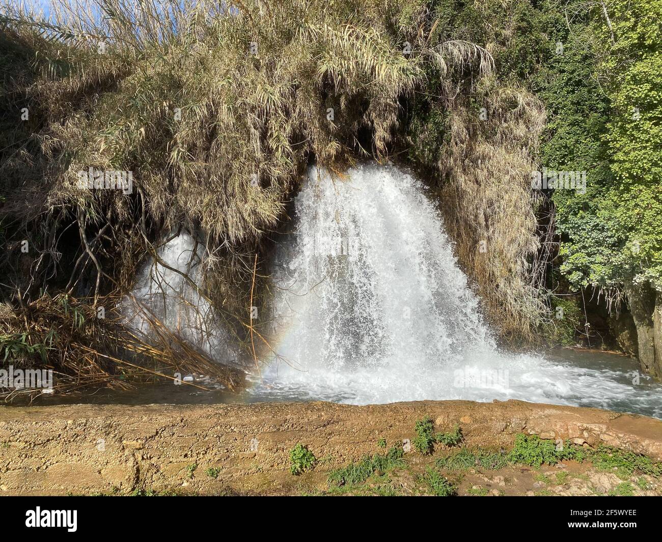 route of the three waterfalls of ANNA, located in the province of ...