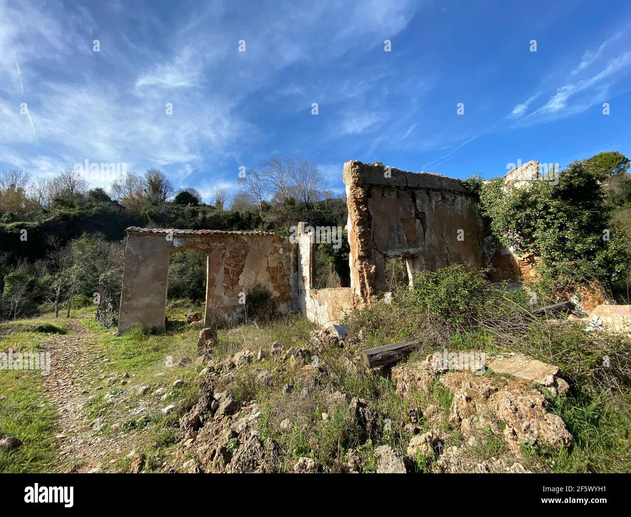 route of the three waterfalls of ANNA, located in the province of ...