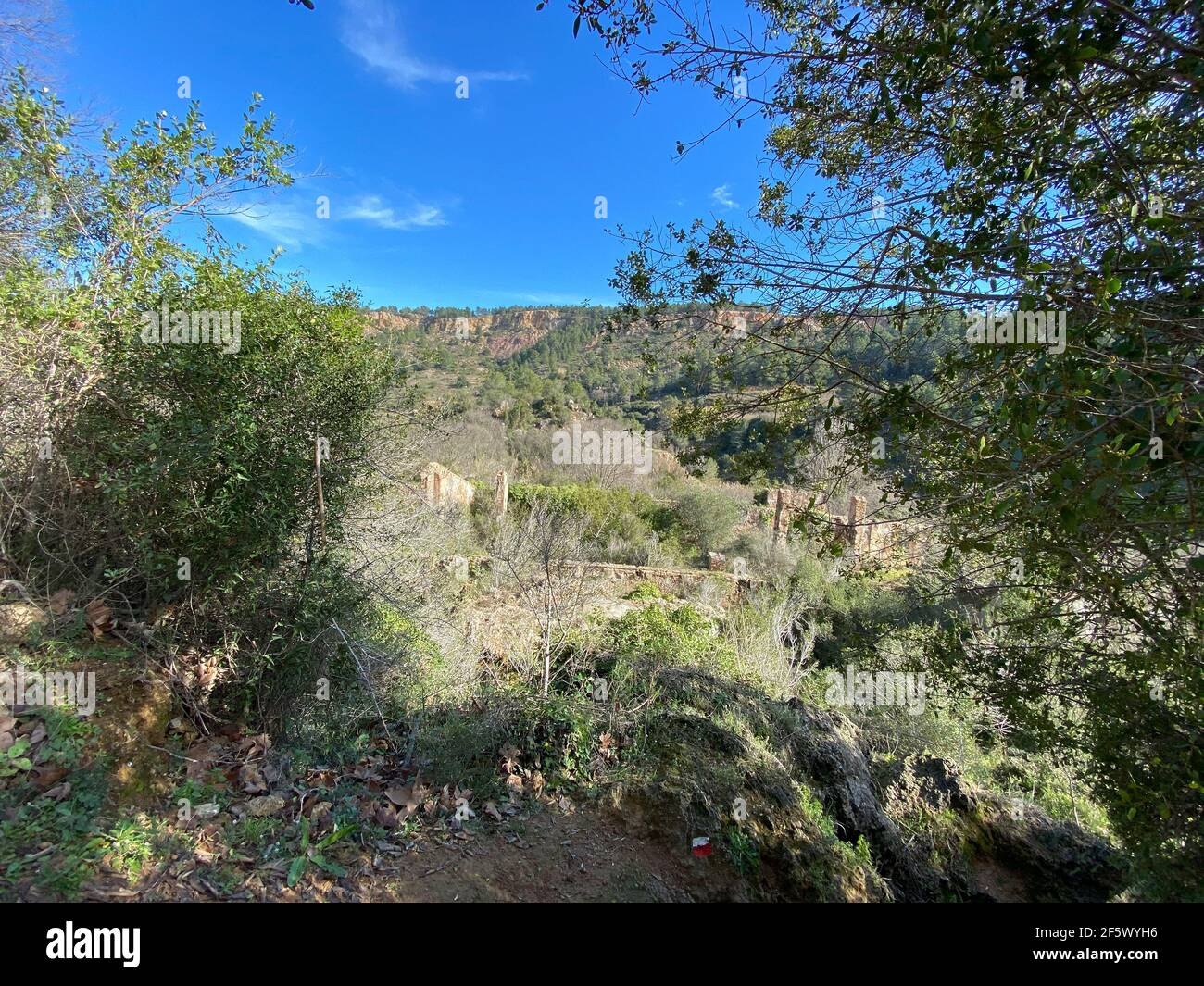 route of the three waterfalls of ANNA, located in the province of ...
