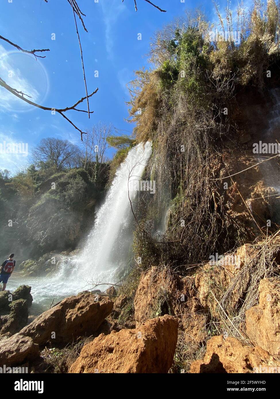 route of the three waterfalls of ANNA, located in the province of ...