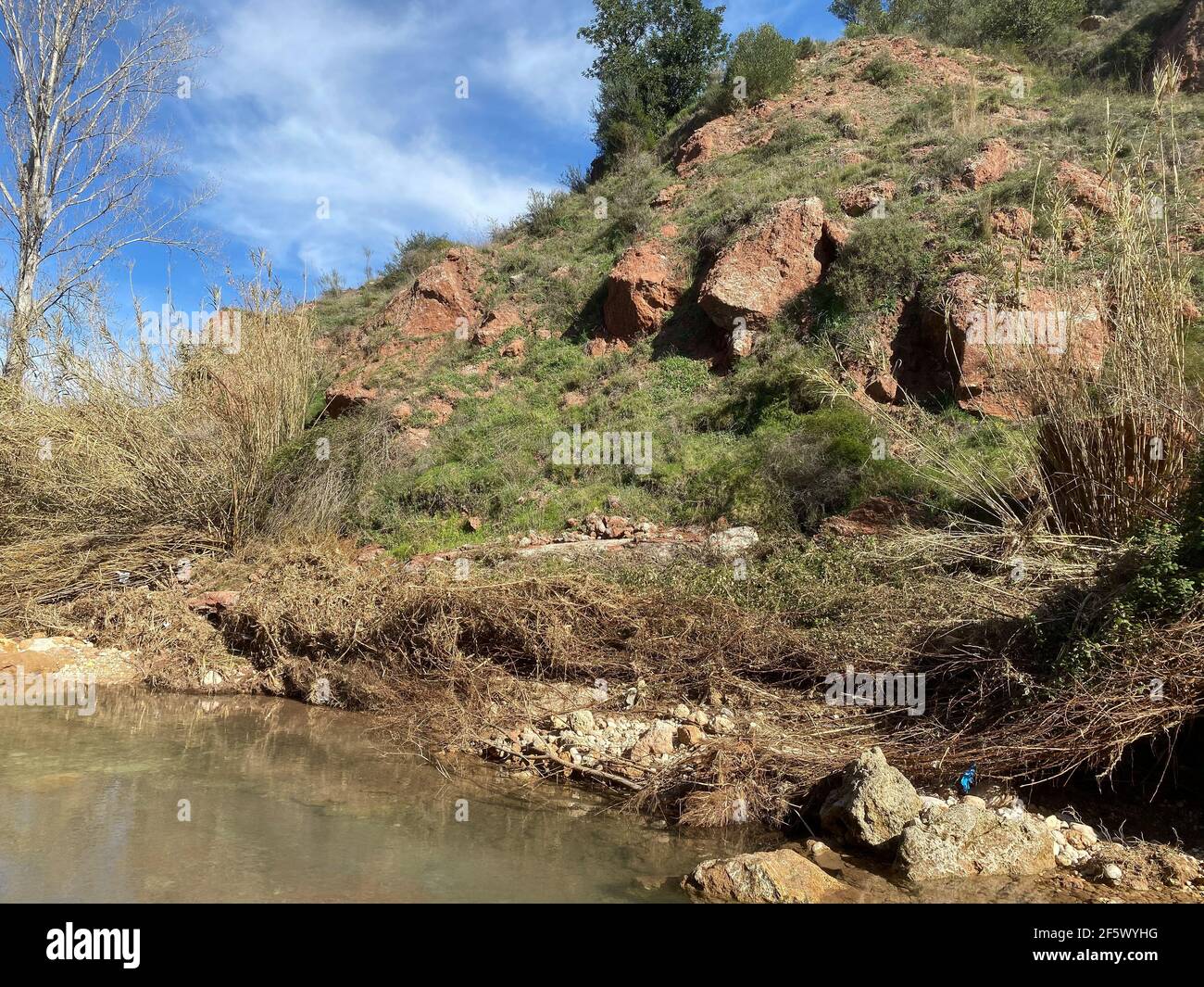 route of the three waterfalls of ANNA, located in the province of ...