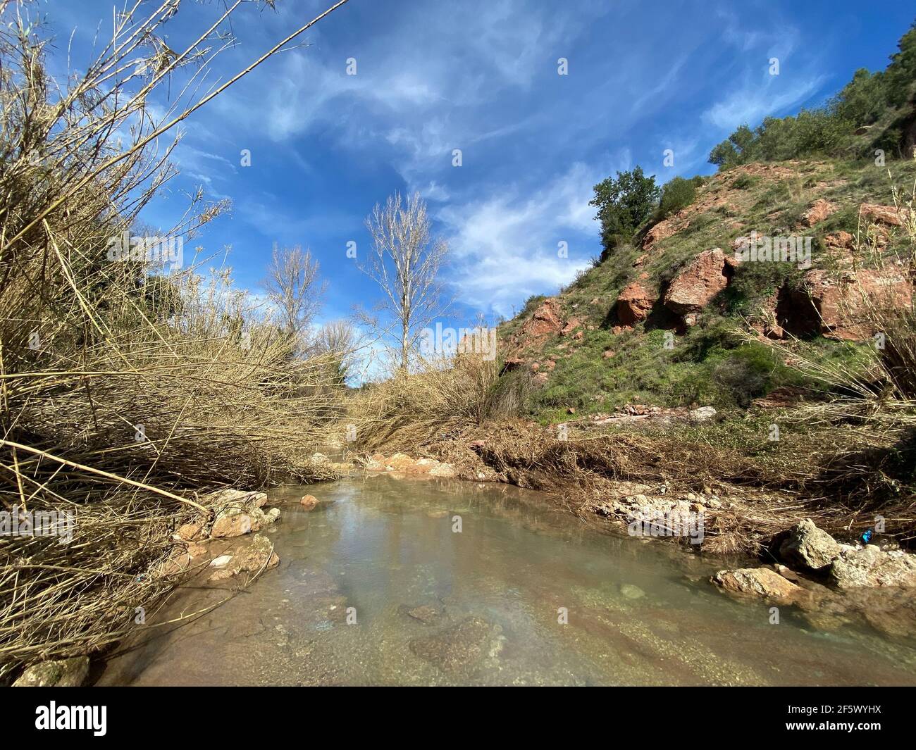 route of the three waterfalls of ANNA, located in the province of ...