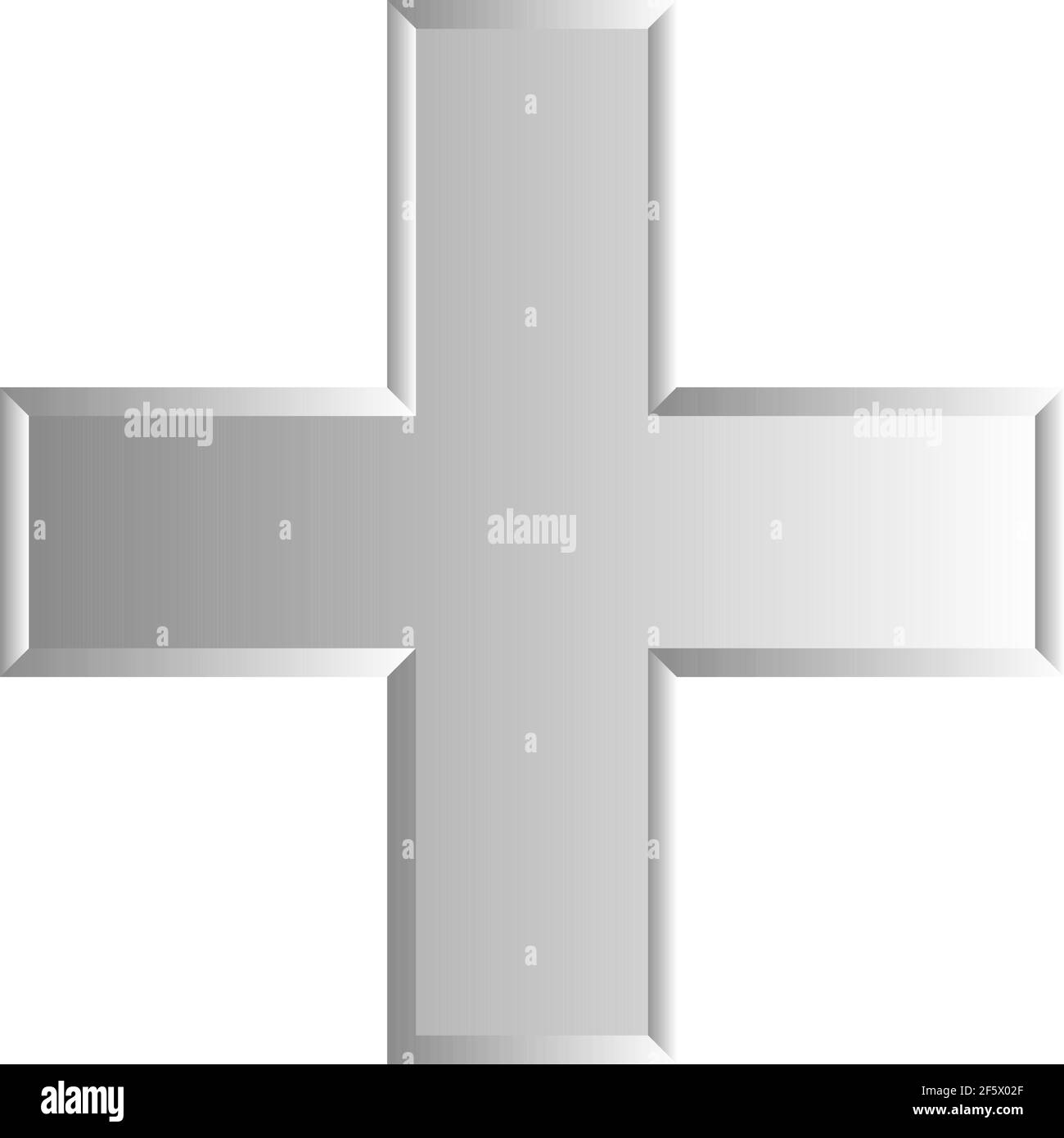 Cross (plus sign, symbol) for healthcare or generic logo usage — Stock ...