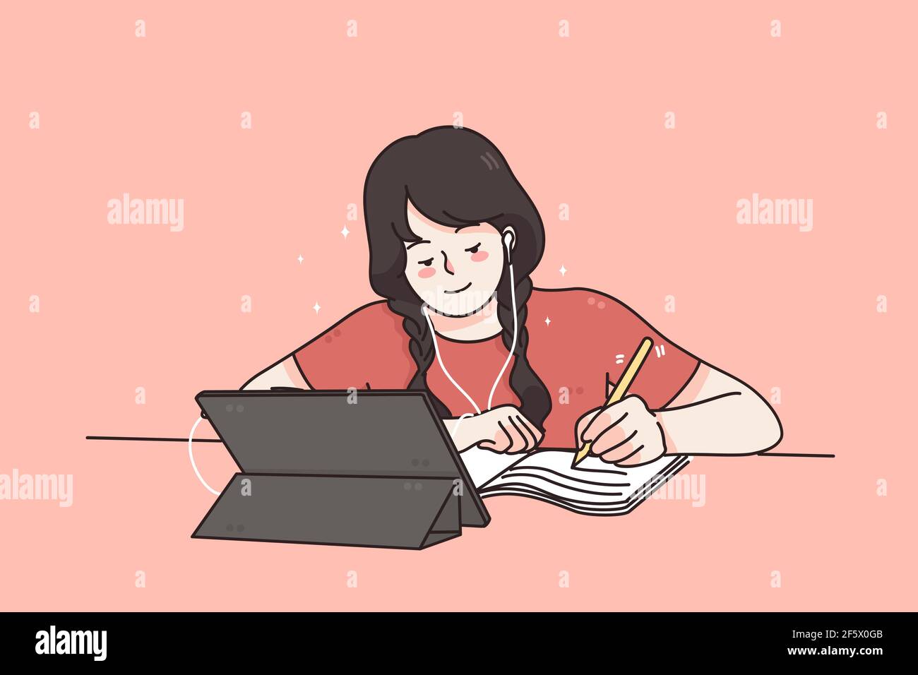 Conversation elearning Stock Vector Images - Alamy