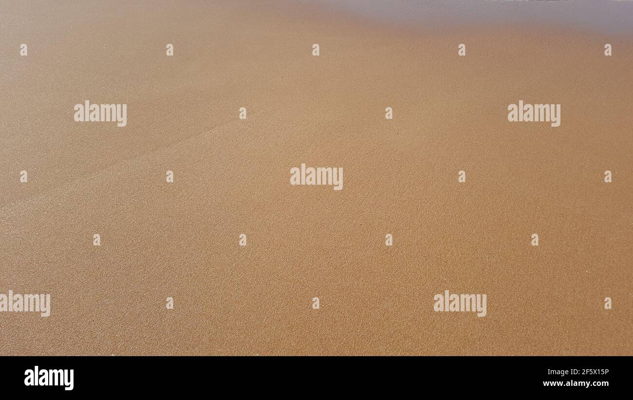 natural beach sand ground background sandy copy space Stock Photo - Alamy