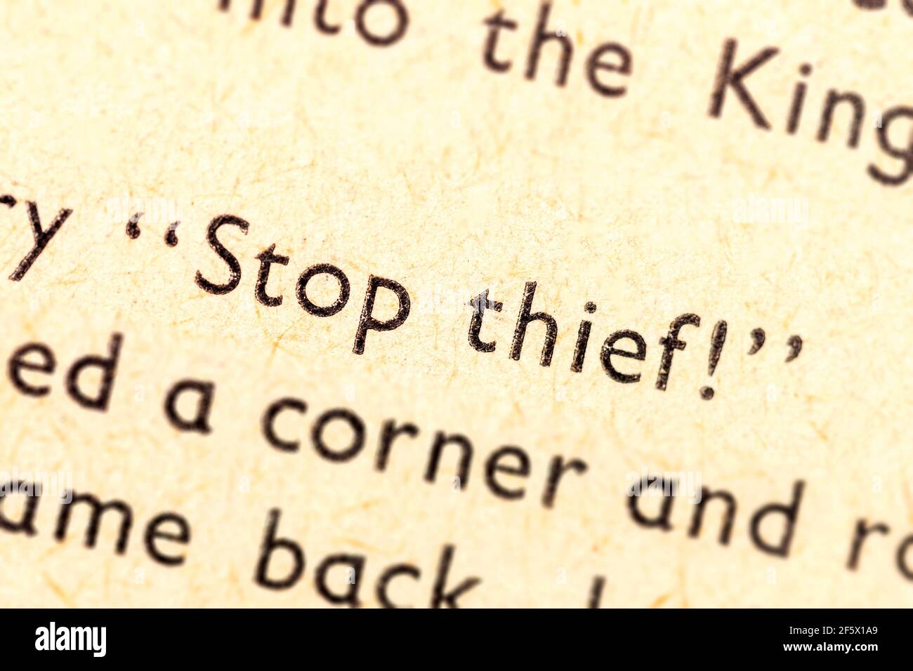 Stop thief hi-res stock photography and images - Alamy