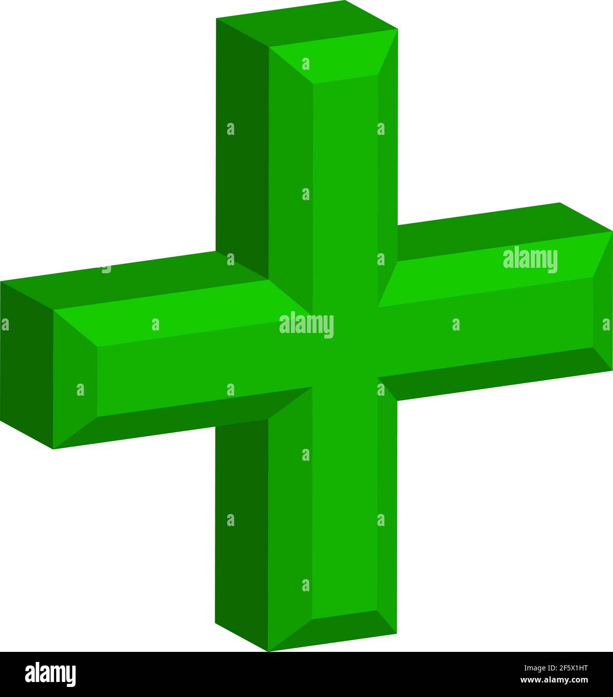 Cross (plus sign, symbol) for healthcare or generic logo usage — Stock ...