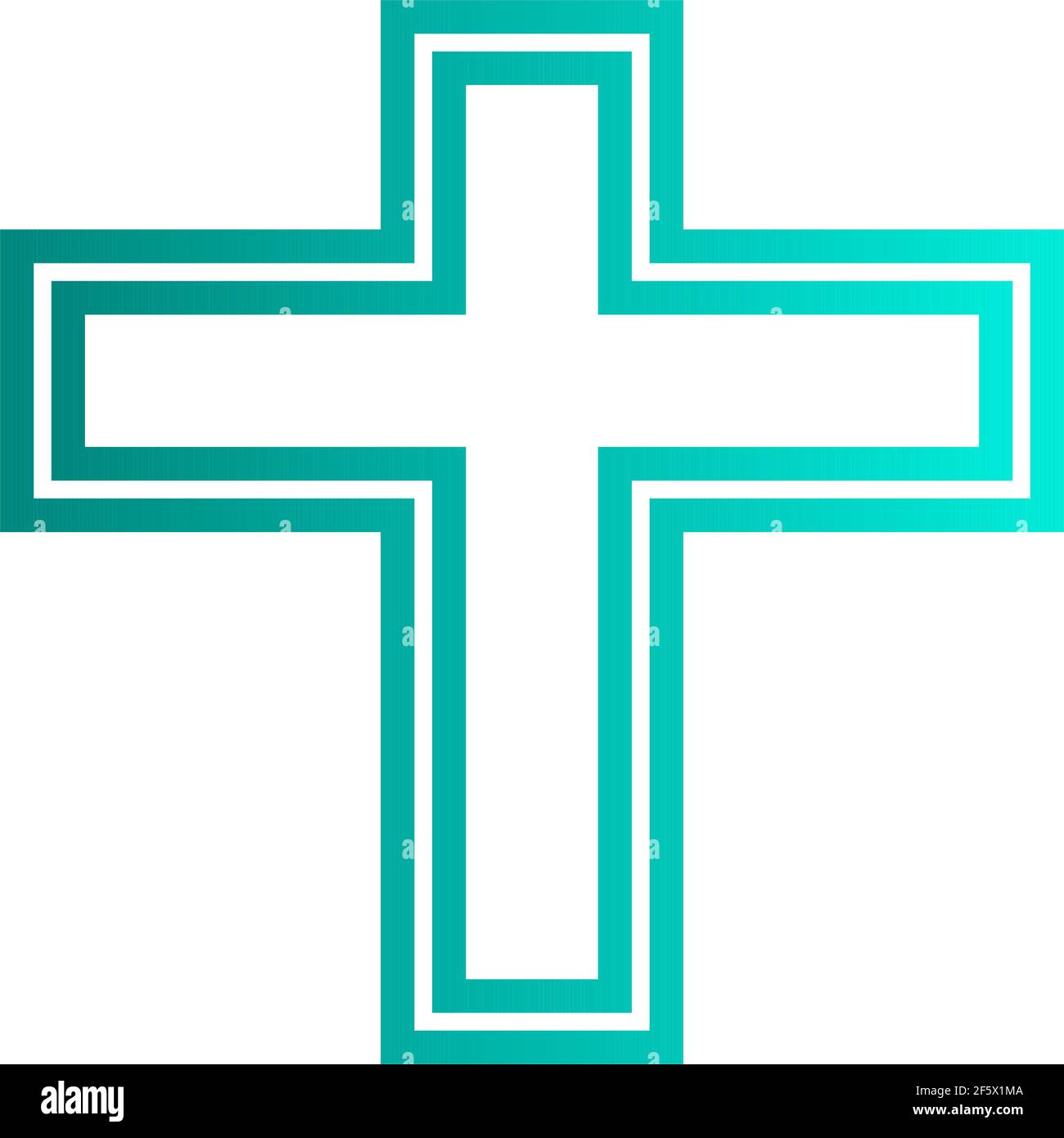 Turquoise Cross Clipart
