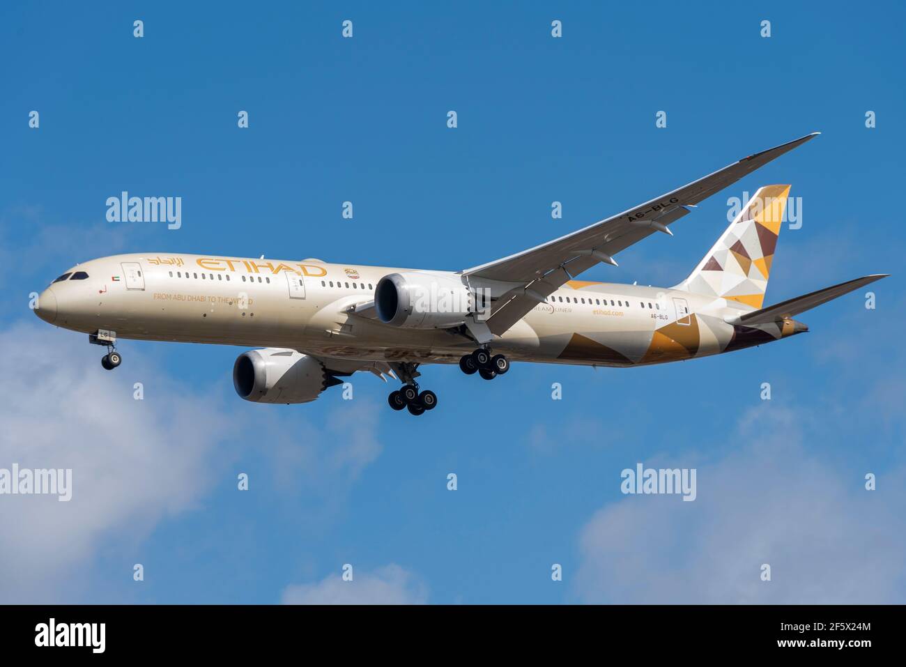 Etihad airways boeing 787 hi-res stock photography and images - Alamy