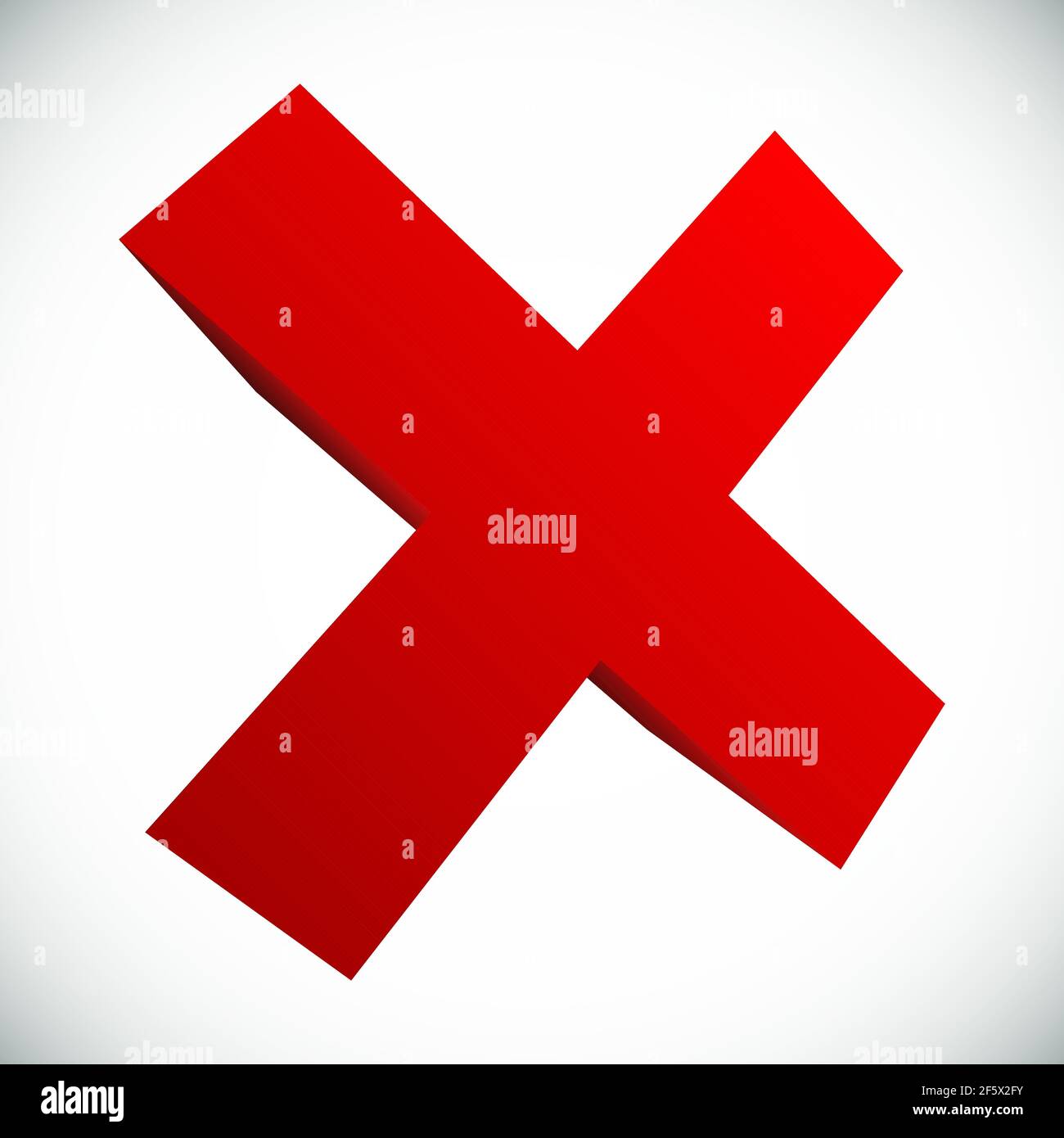 Cross sign, symbol. Letter X Graphics — Stock vector illustration ...