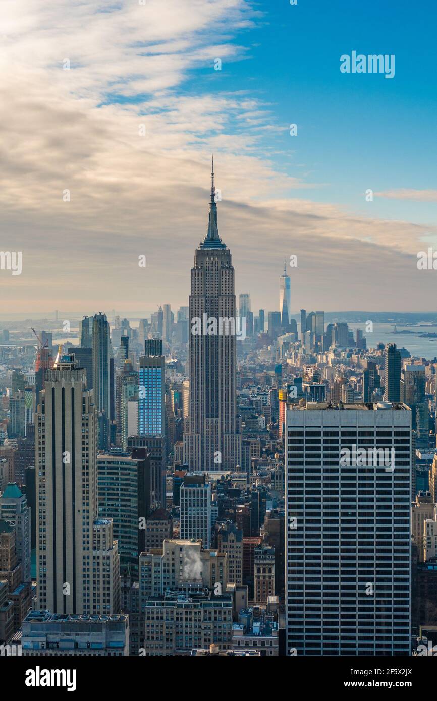 The Empire State Building is an Art Deco-style skyscraper located in ...