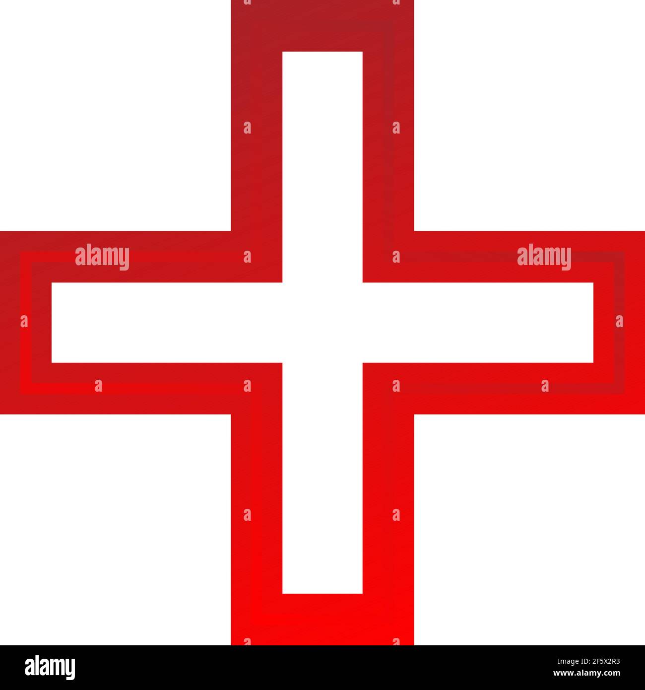 Cross (plus sign, symbol) for healthcare or generic logo usage — Stock ...