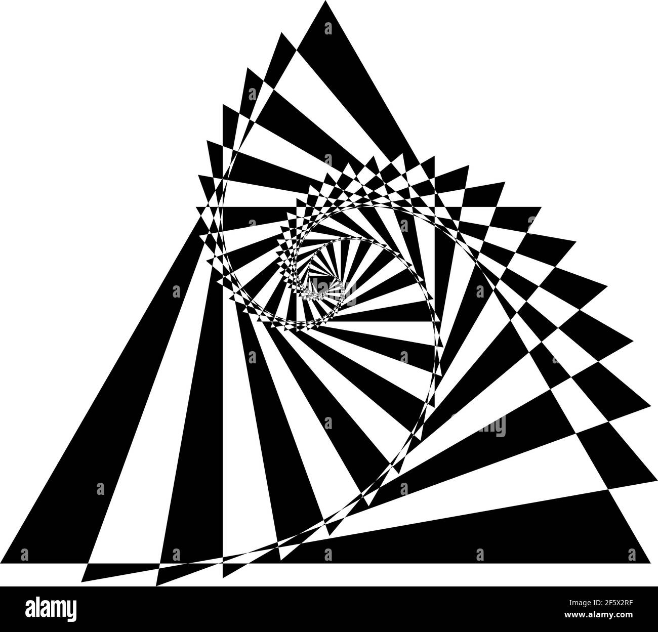 Spiral vortex shape element inward hi-res stock photography and images ...